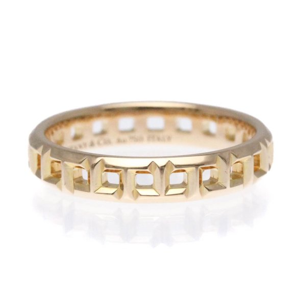 Tiffany & Co. | Jewelry | Tiffany Tiffany T True Narrow Ring Pink Gold 8k Fashion No Stone Band ...